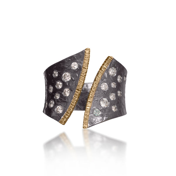 Cyclone Ring Rustic Diamond - Elizabeth Garvin - Deka